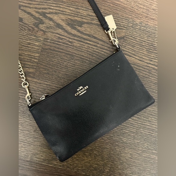 Coach | Bags | Black Coach Crossbody Wallet Bag | Poshmark